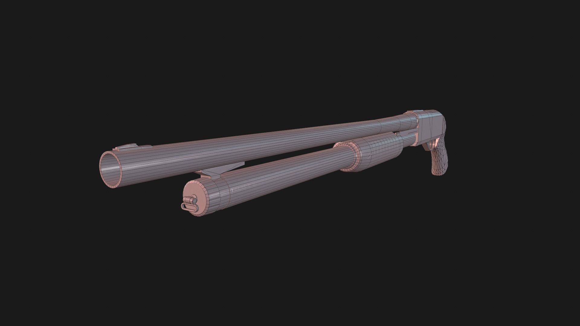 Izh-81 pump shotgun free VR / AR / low-poly 3D model | CGTrader
