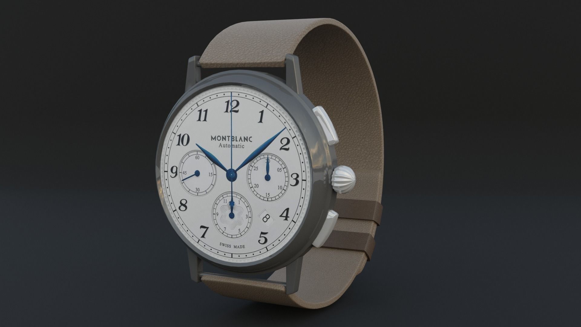 Wrist Watch free 3D model | CGTrader