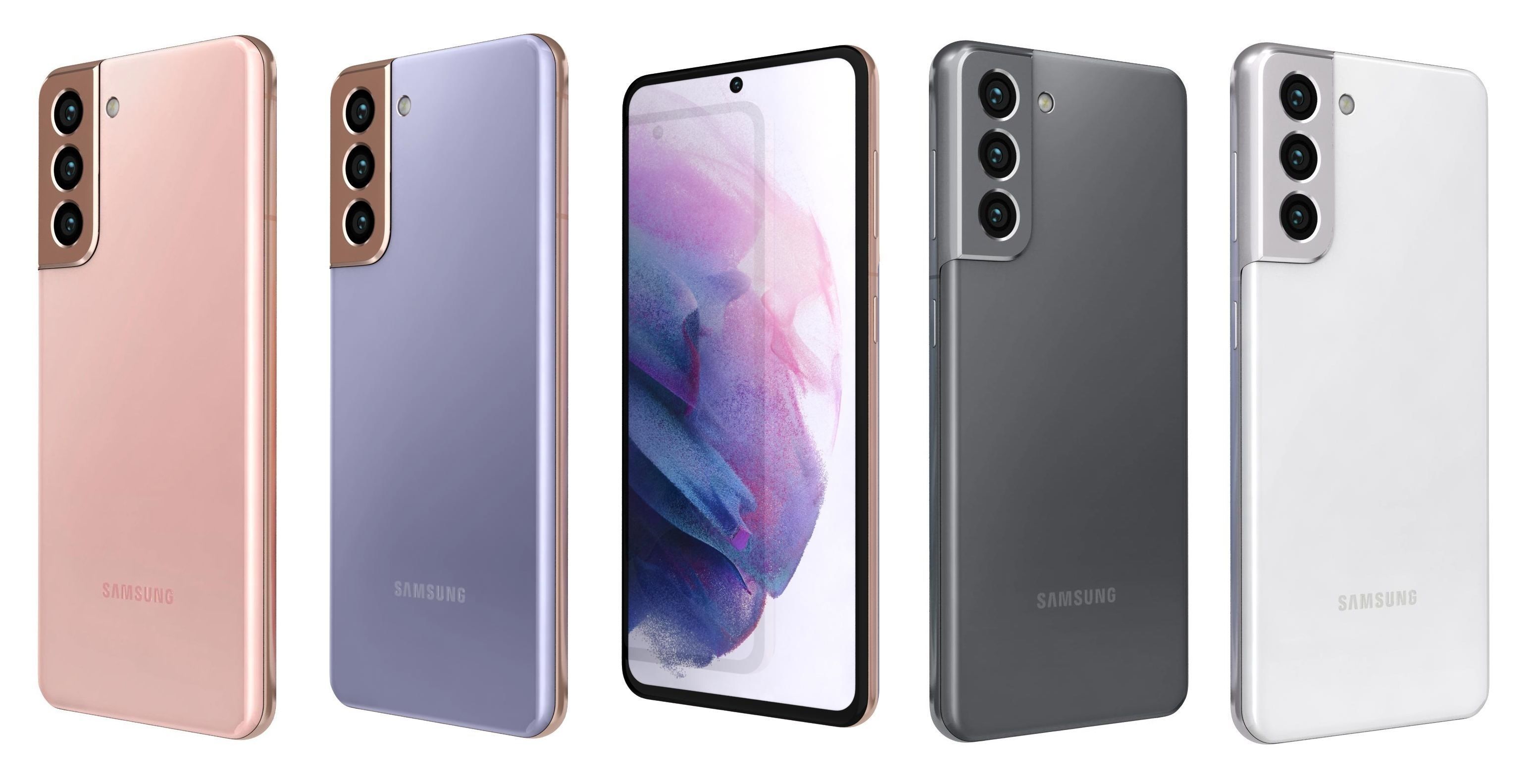 Samsung Galaxy S21 All Colors 3D model | CGTrader