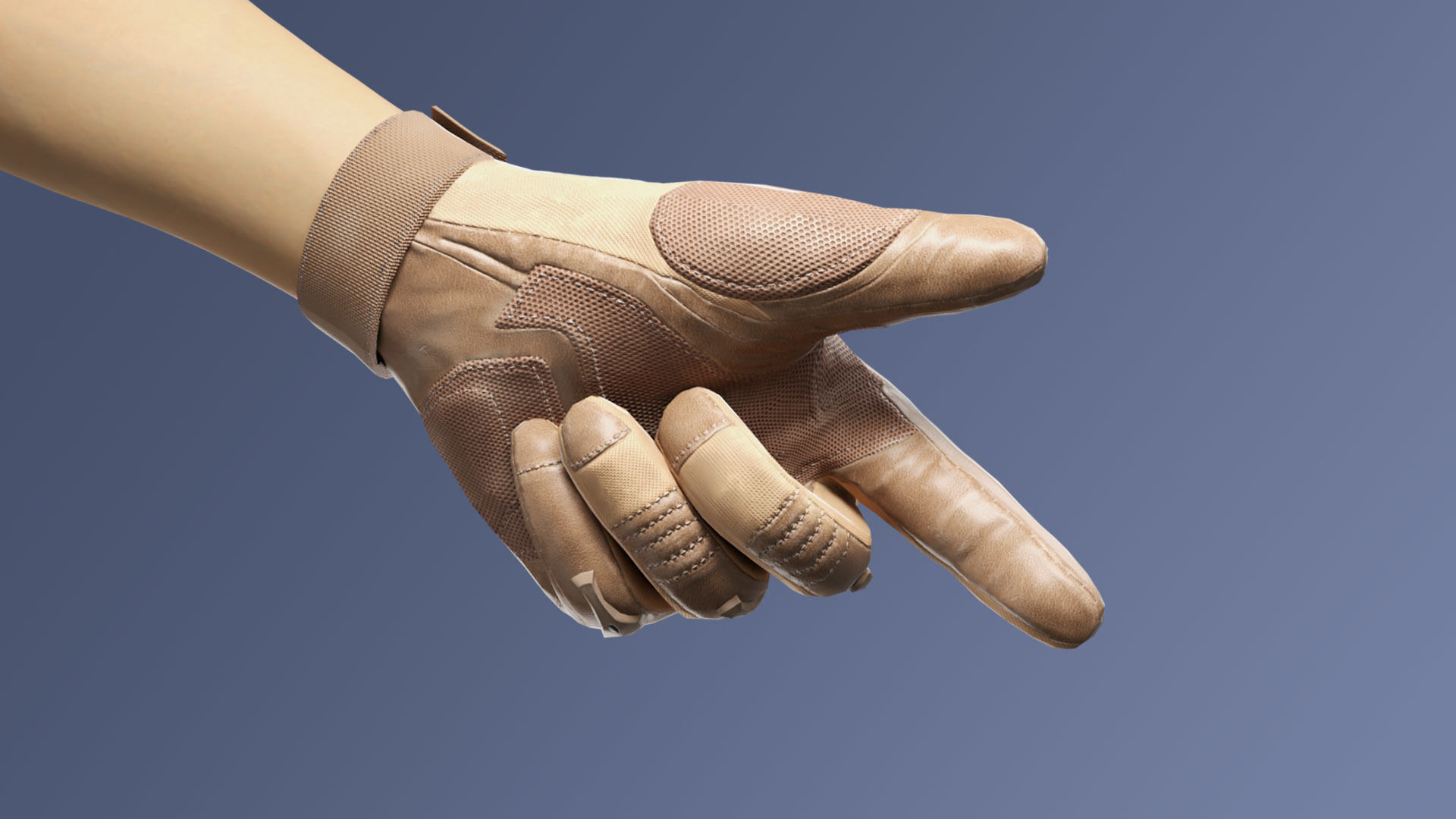 3D model Glove Tactical VR / AR / low-poly rigged | CGTrader