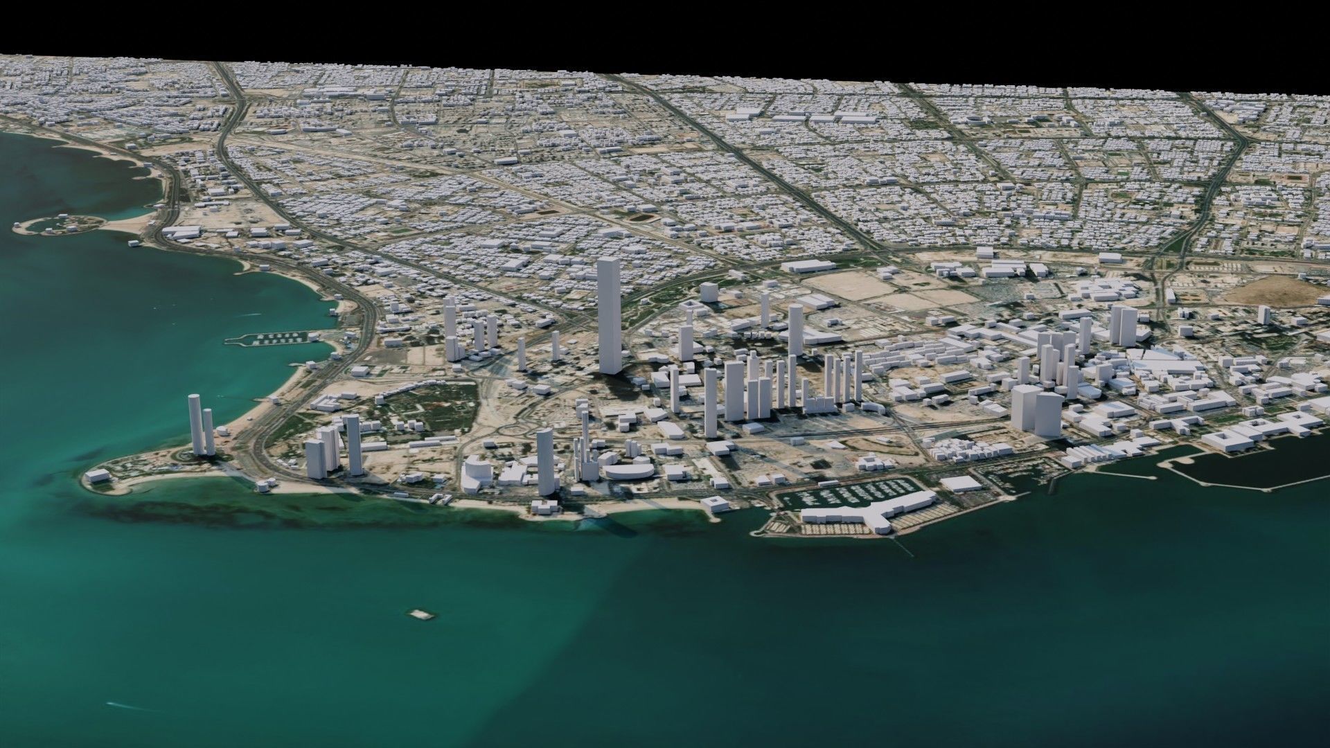 Kuwait City - Kuwait 3D model | CGTrader