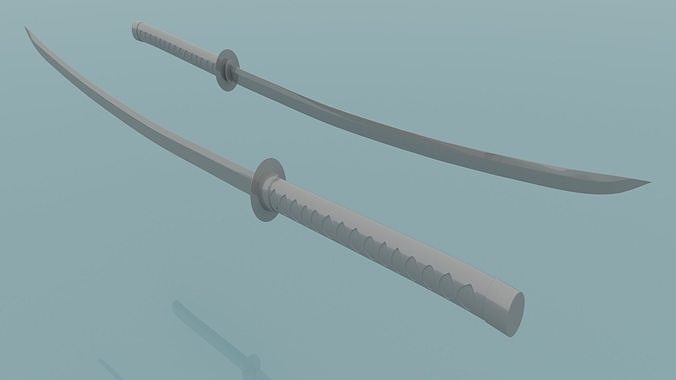 Katana sword 3D model | CGTrader