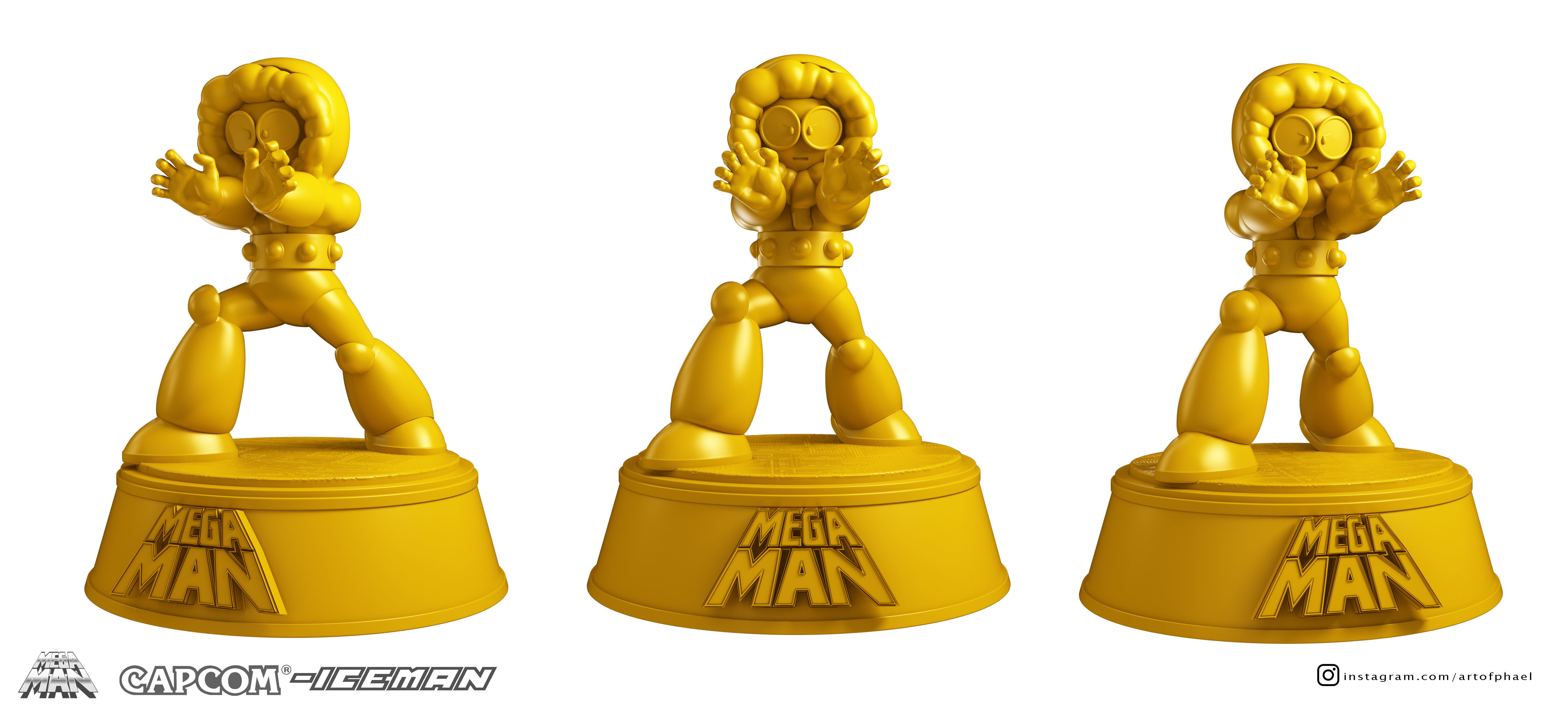 ICEMAN-MEGAMAN ANIMATED SERIES 1994 3D model 3D printable | CGTrader