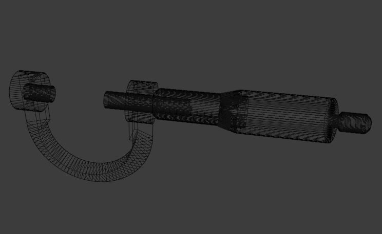 Screw Gauge 3D model 3D model | CGTrader