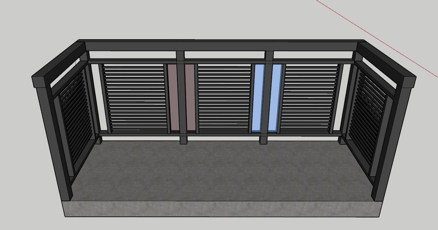 3D model Verandah Railing Design VR / AR / low-poly | CGTrader