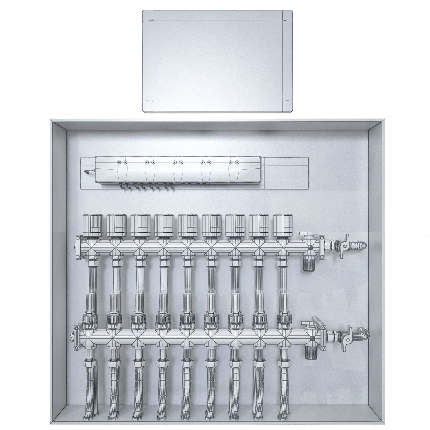 Heating system smart home 3D model | CGTrader