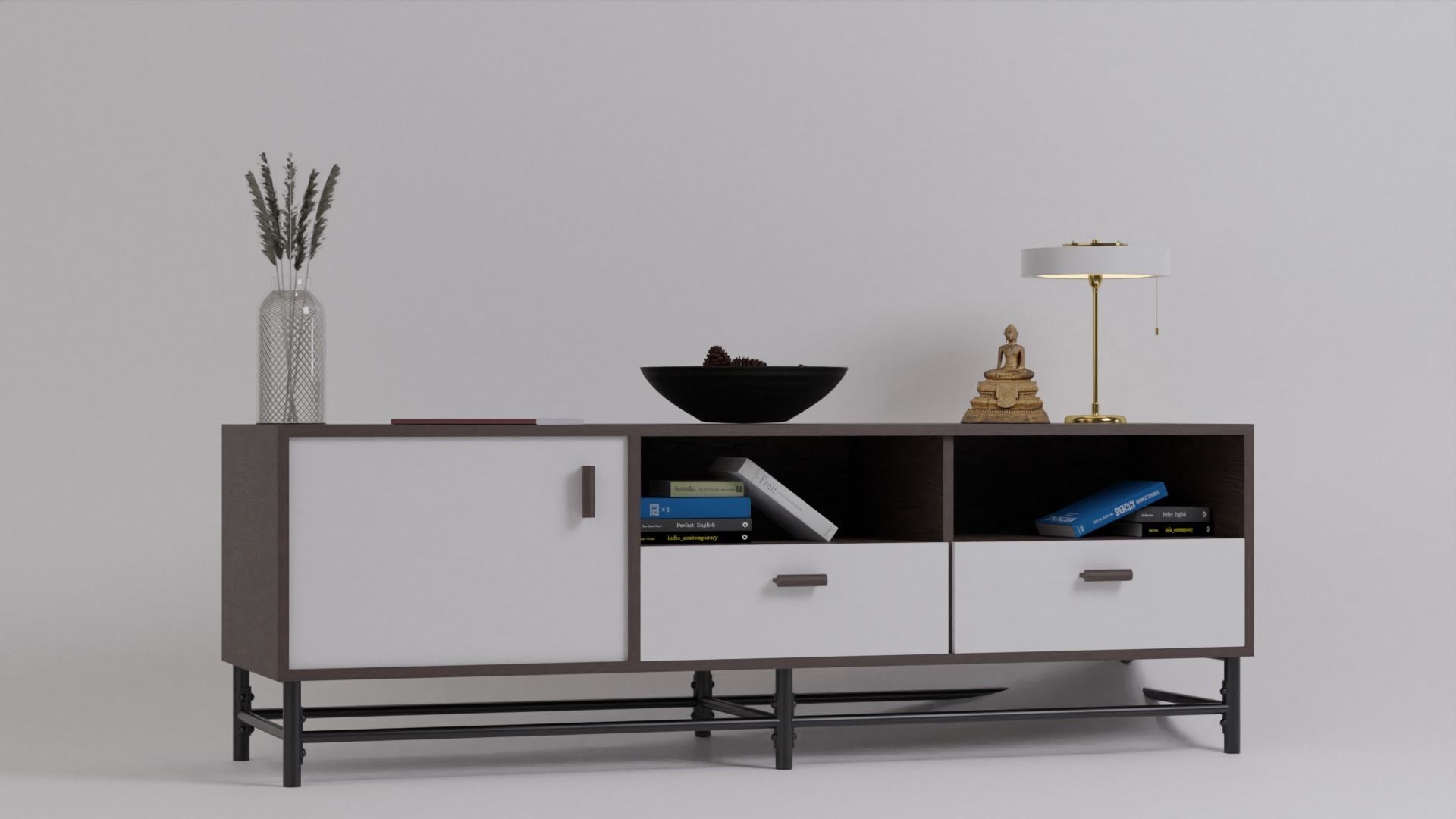 3D model Vanol Tv Stand Cabinet VR / AR / low-poly | CGTrader