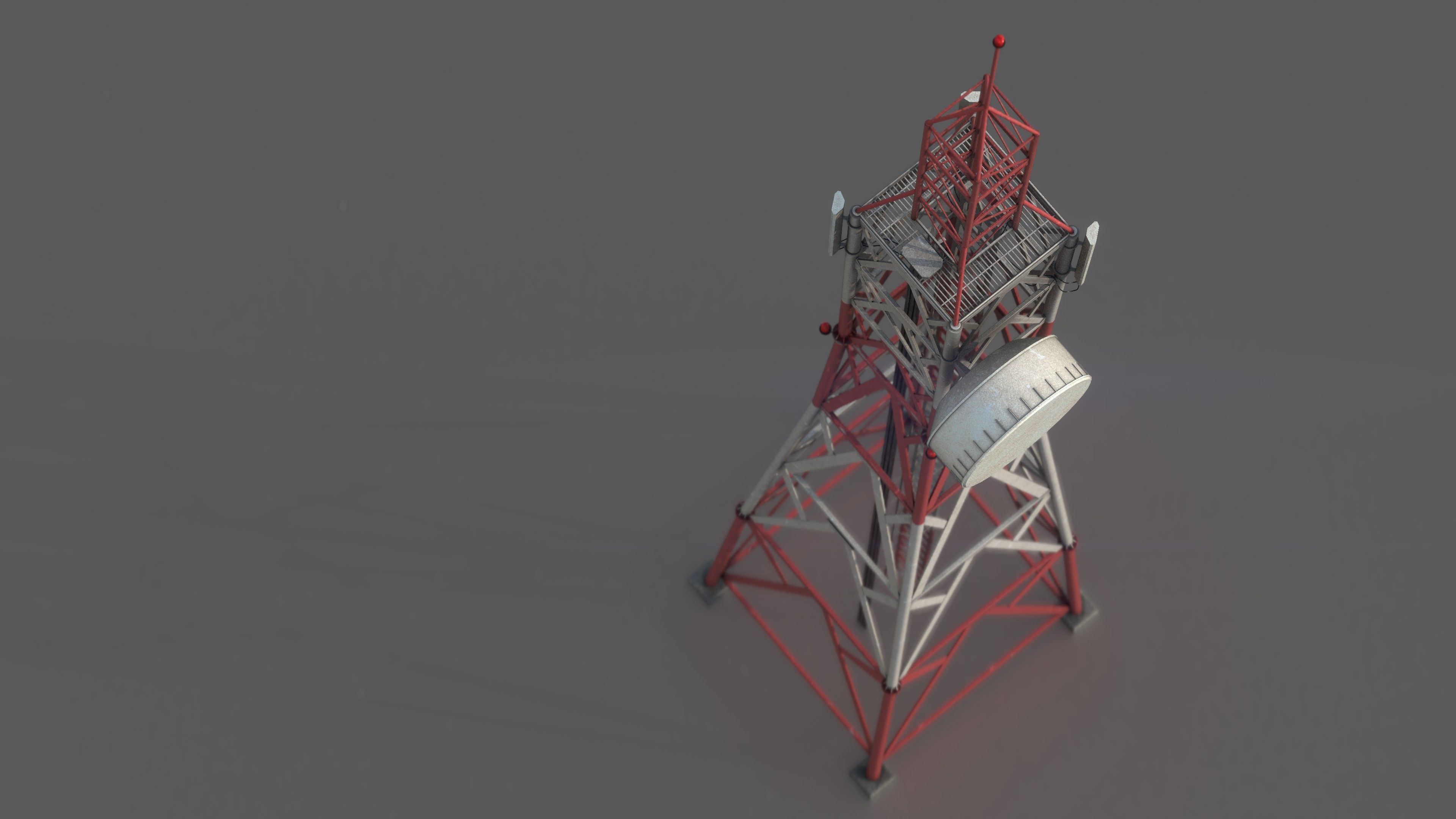 3D model Radio Tower VR / AR / low-poly | CGTrader