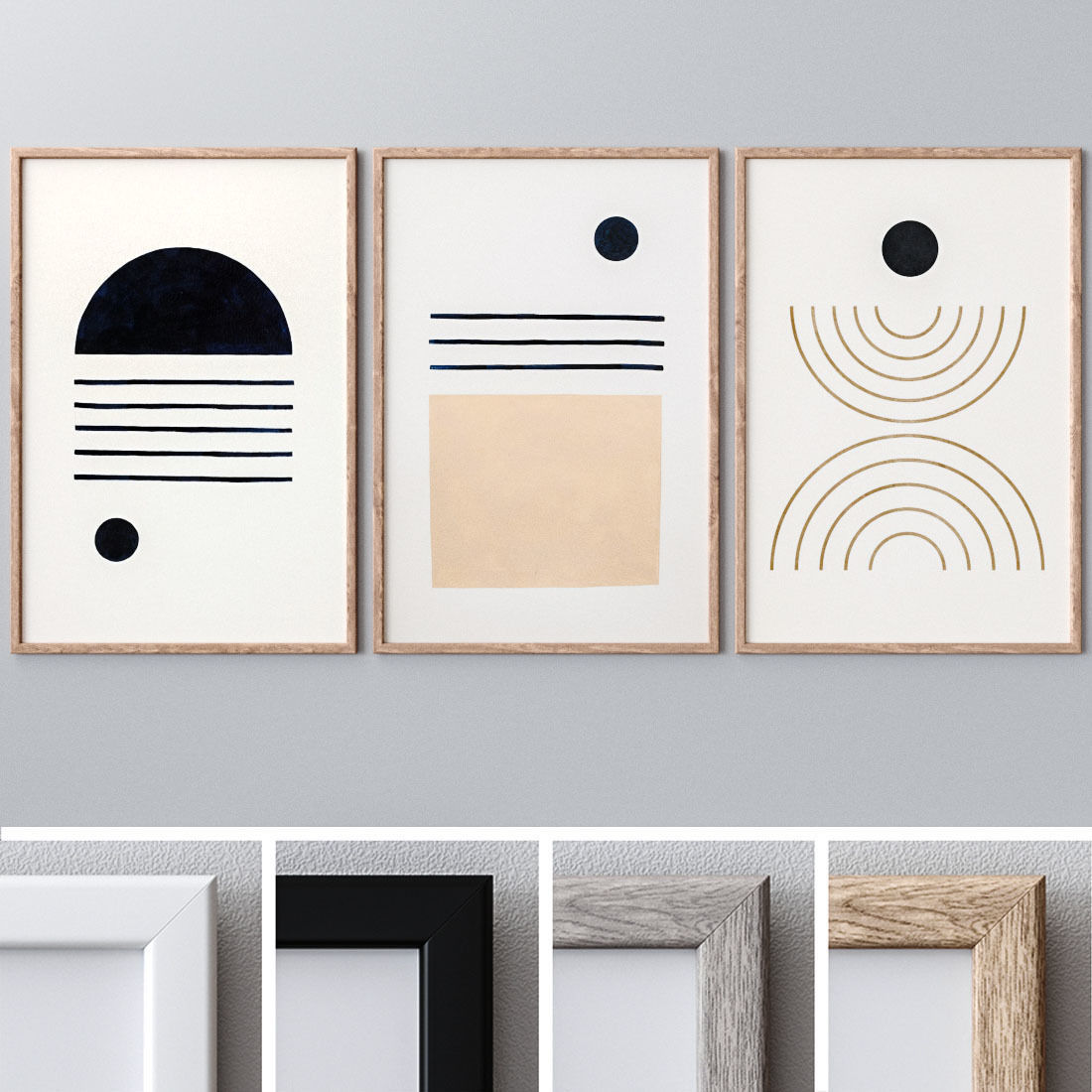 Photo Frames Set 57 3D model | CGTrader