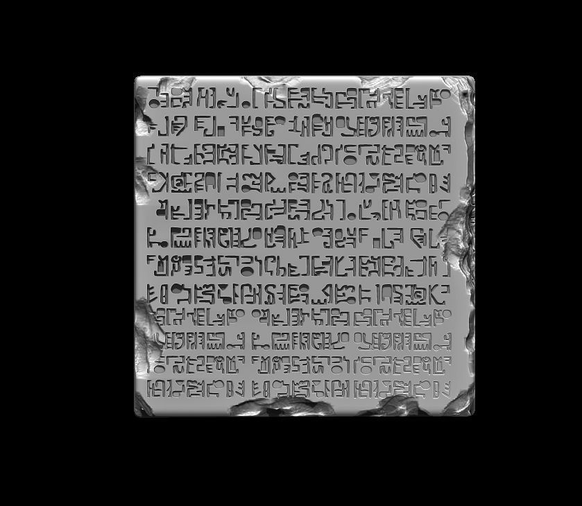 Poneglyph One Piece 3D model 3D printable | CGTrader