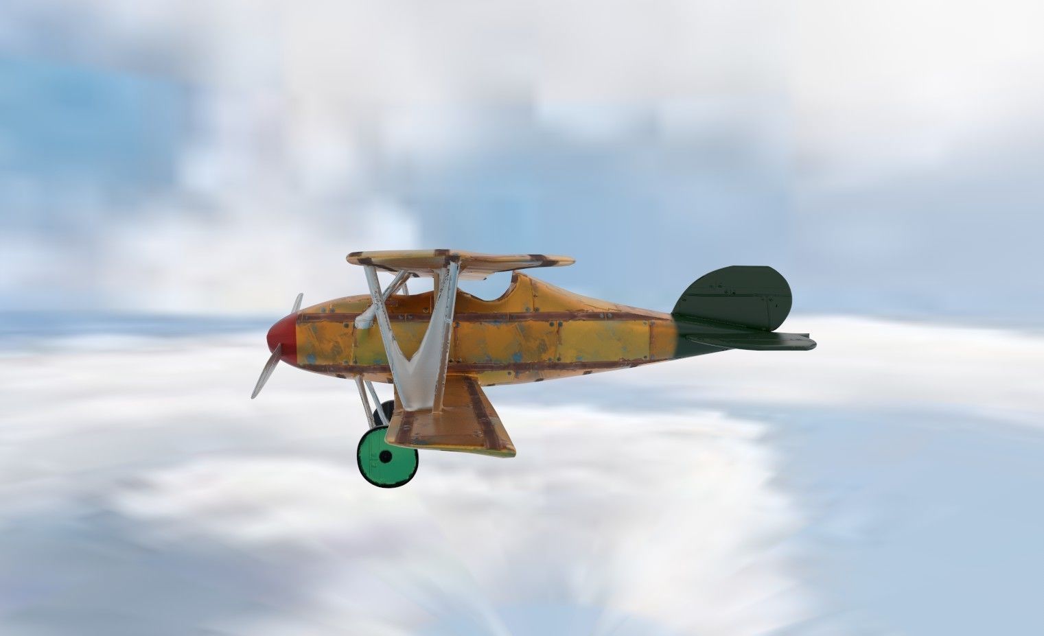 Albatros DV free VR / AR / low-poly 3D model | CGTrader