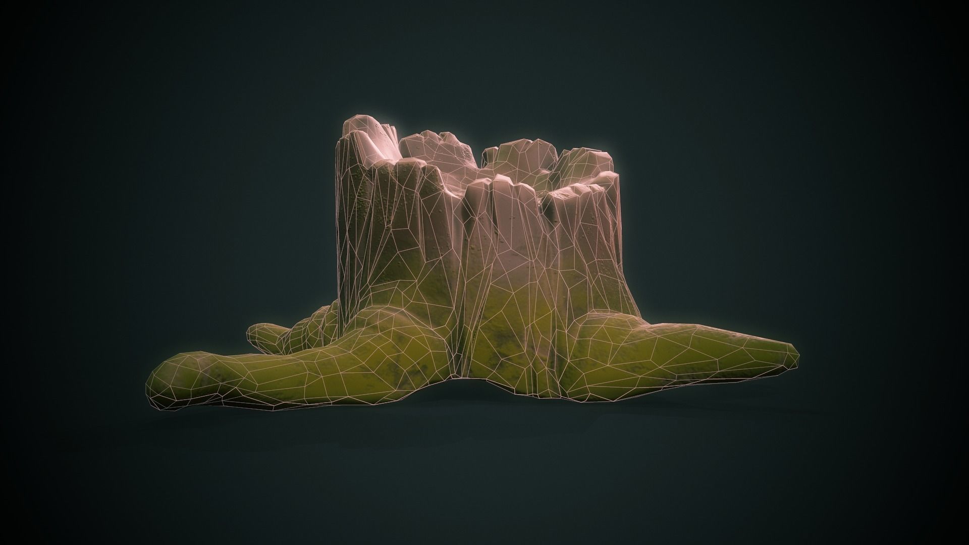3D model Stylized Stump - Tutorial Included VR / AR / low-poly | CGTrader