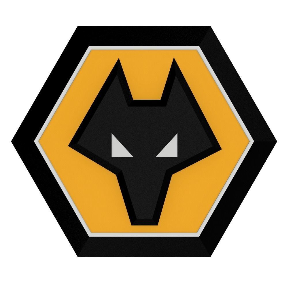 Wolverhampton Wanderers FC Wall Sign 3D model 3D printable | CGTrader
