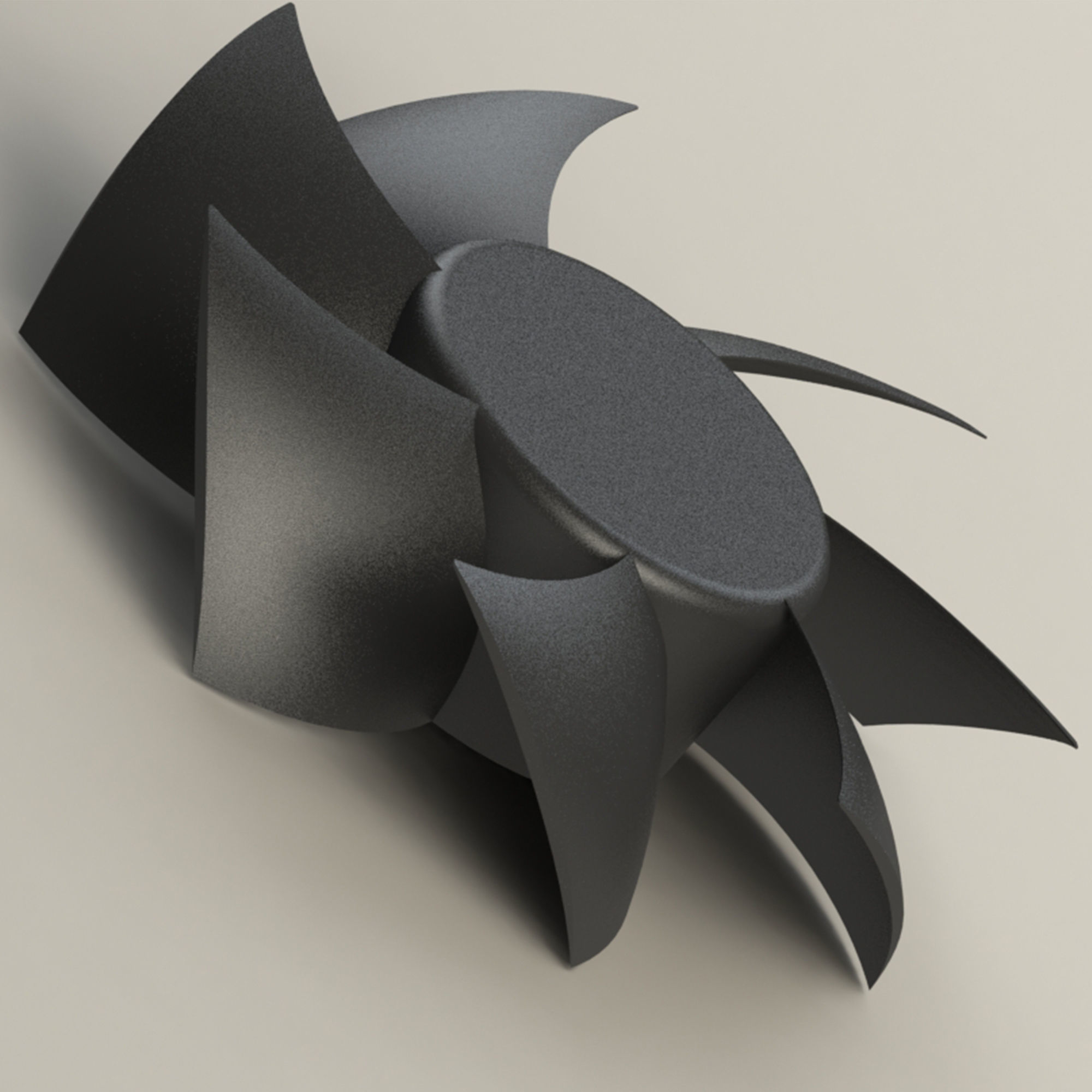 pc fan- propeller 3D model | CGTrader