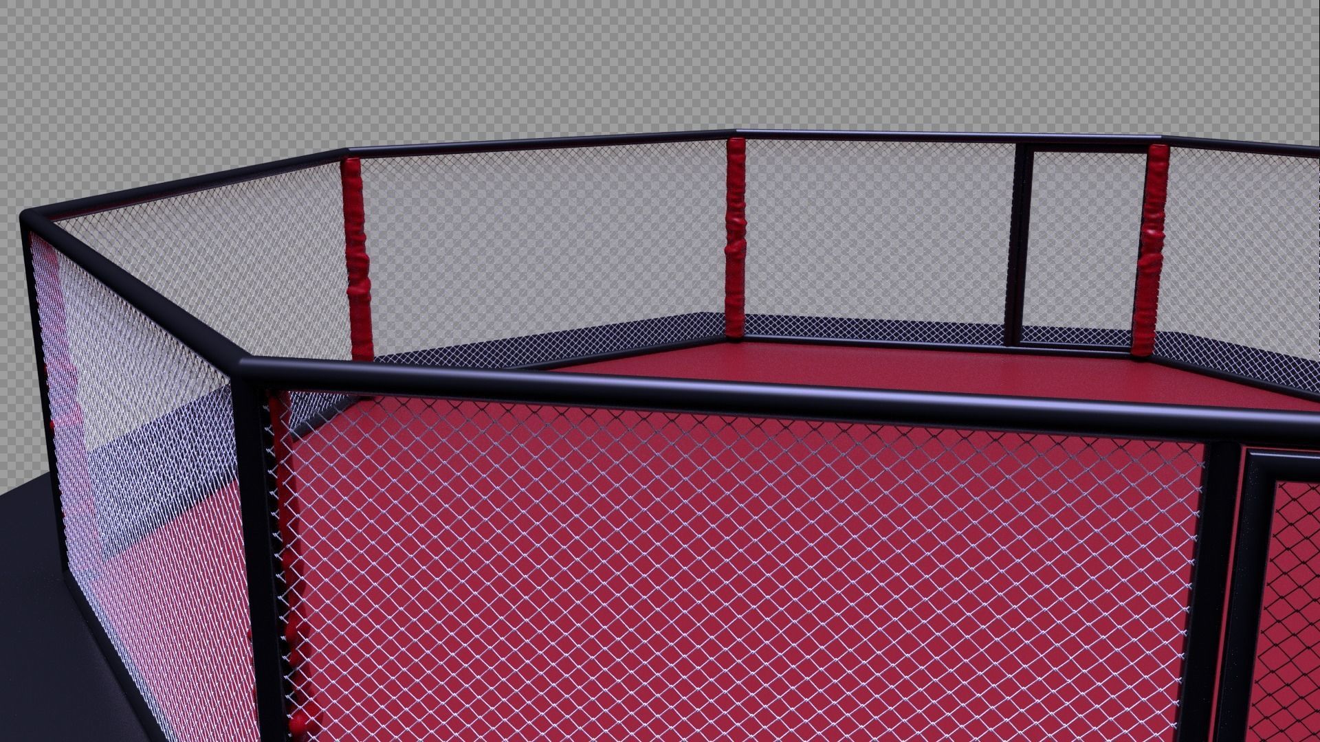 Fighting octagon arena 3D model | CGTrader