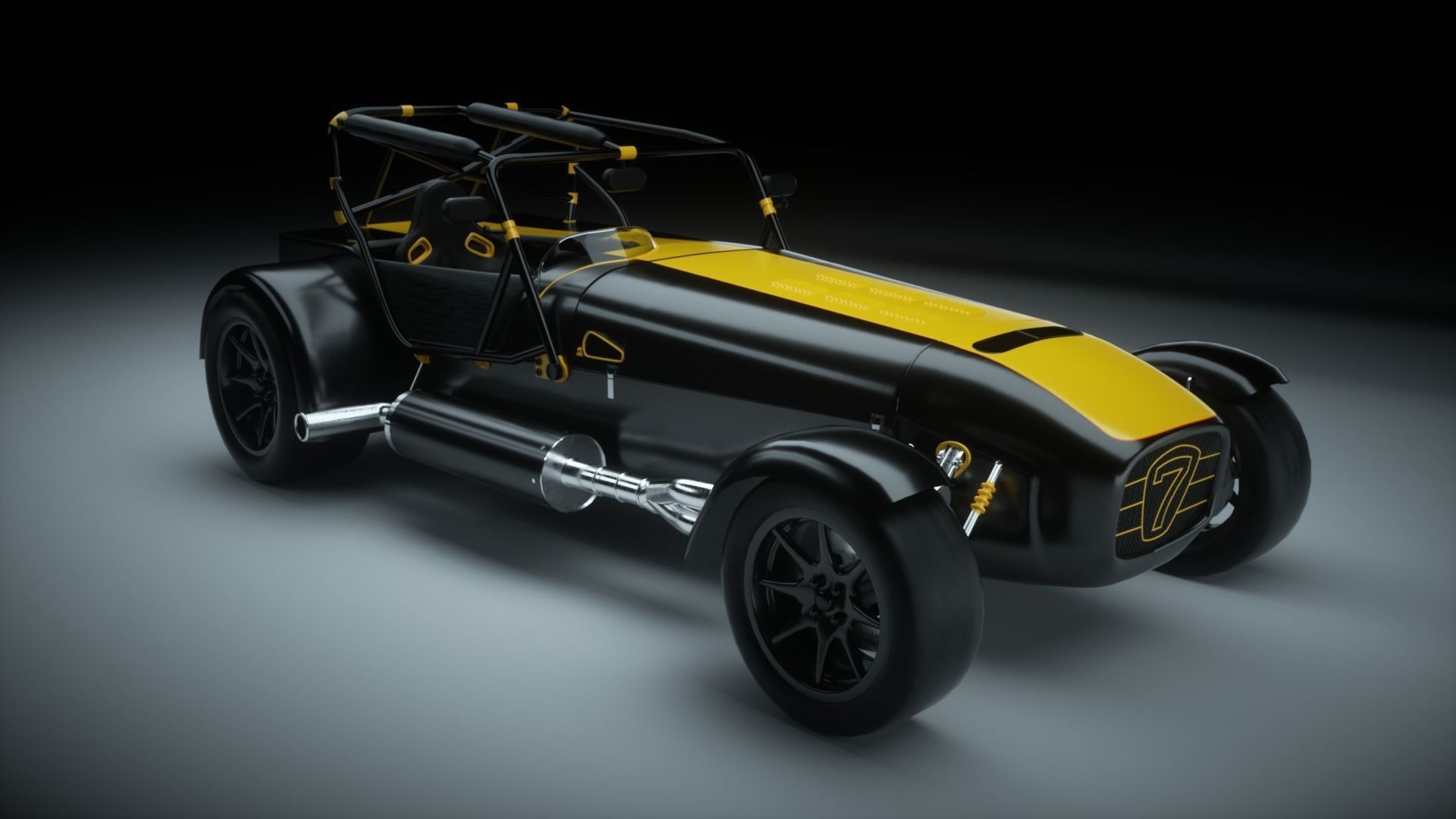 Caterham Racing 3D model | CGTrader