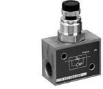Flow restrictor valve unidirectional in line free 3D model | CGTrader