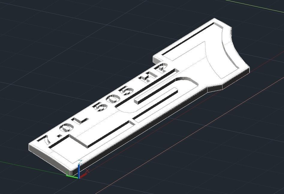 LS7 Fender Badge 3D model 3D printable | CGTrader