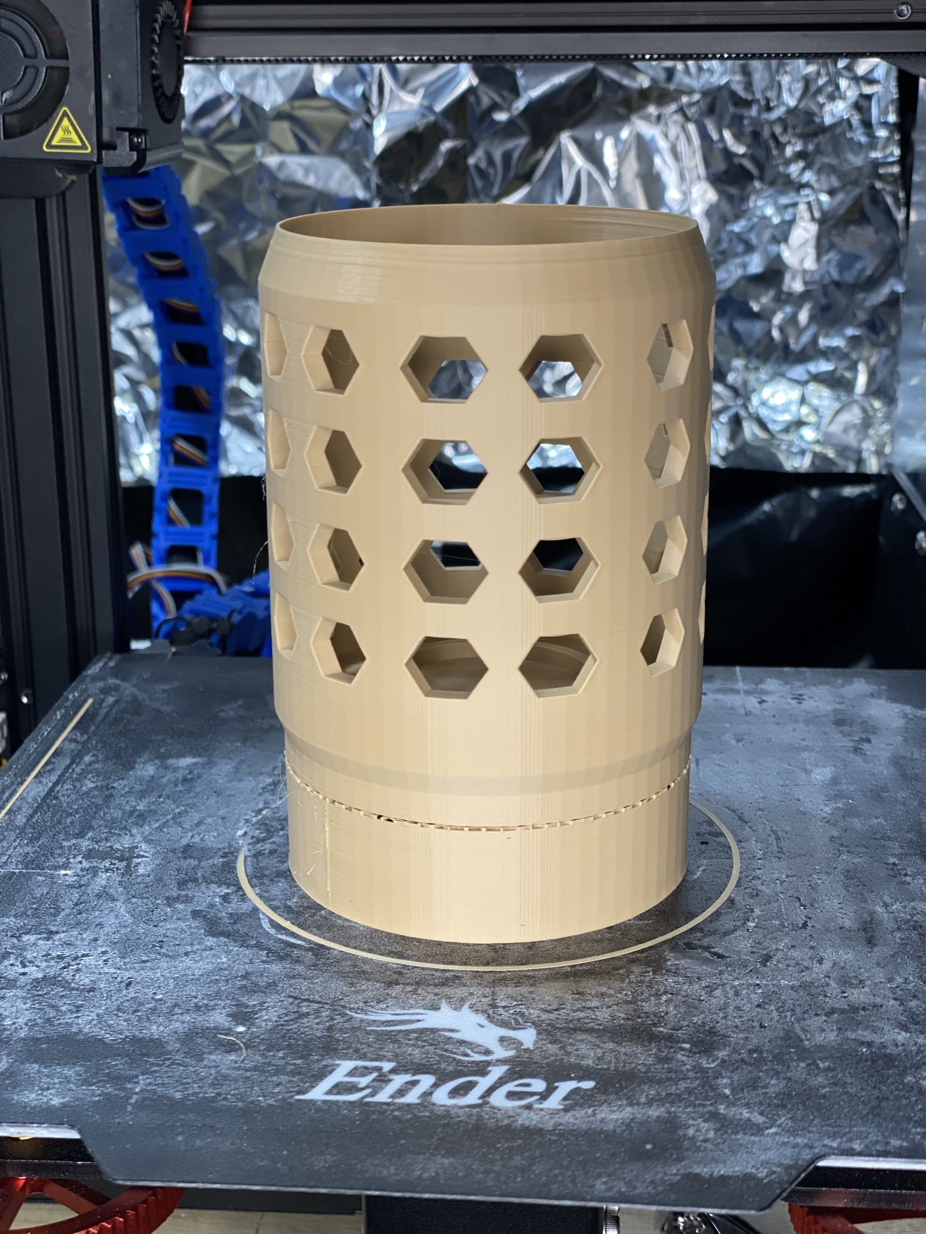 Hexagon Candle Holder 3D model 3D printable | CGTrader