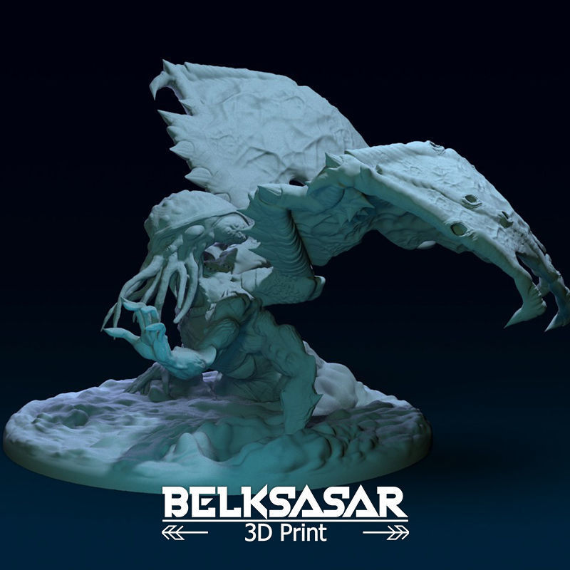 Cthulhu Rising in Dynamic pose 3D model 3D printable | CGTrader
