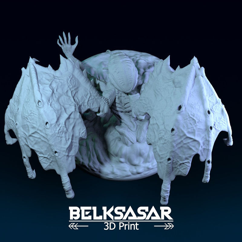 Cthulhu Rising in Dynamic pose 3D model 3D printable | CGTrader