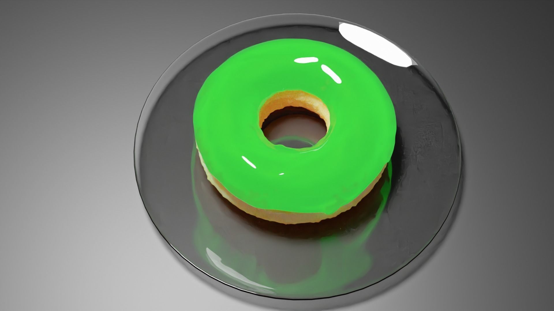 RadioActive Donut free 3D model | CGTrader