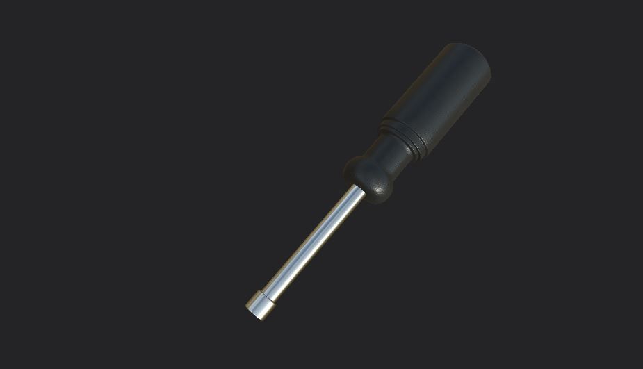 nut driver 3D model | CGTrader