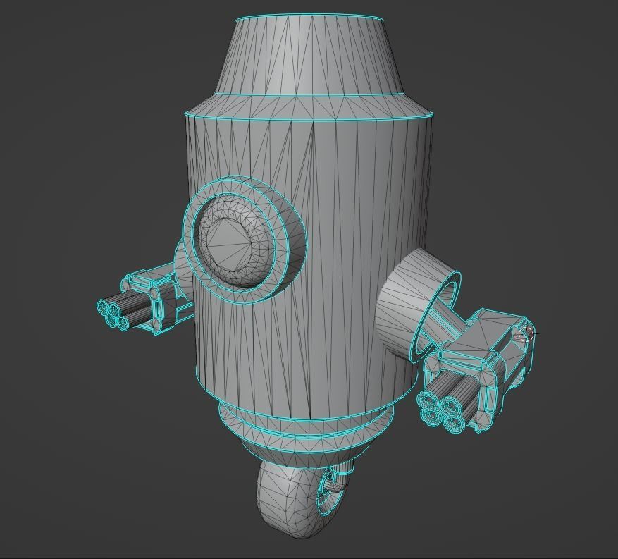 Robot Character Low-poly model free VR / AR / low-poly 3D model | CGTrader