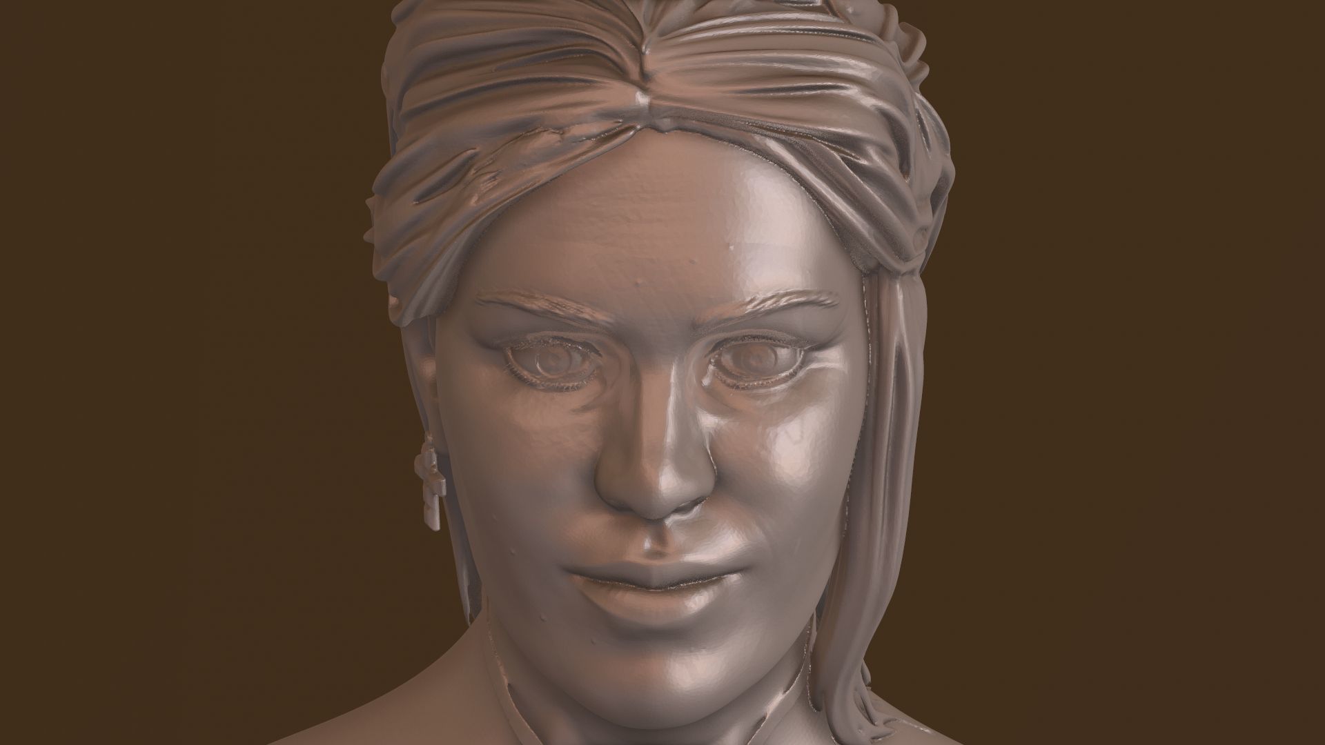 Adult Woman Bust STL Printable 3D model 3D printable | CGTrader