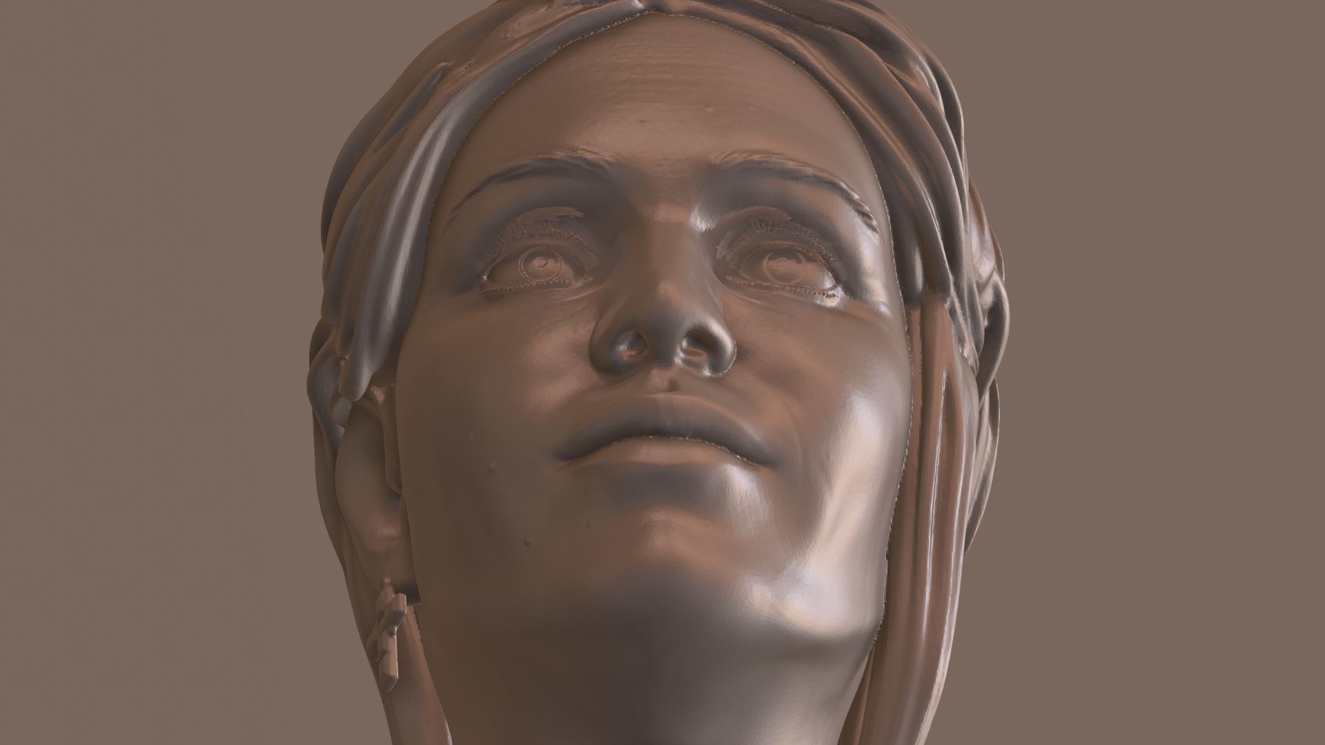 Adult Woman Bust STL Printable 3D model 3D printable | CGTrader