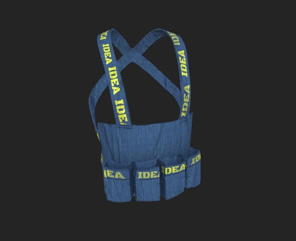 3D model Factory Vest VR / AR / low-poly | CGTrader