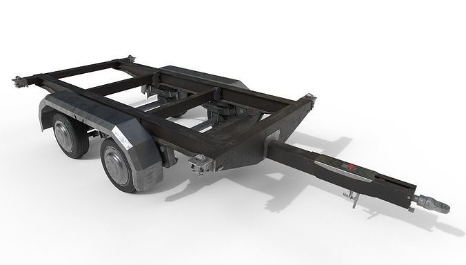 Car Trailer 3D model | CGTrader