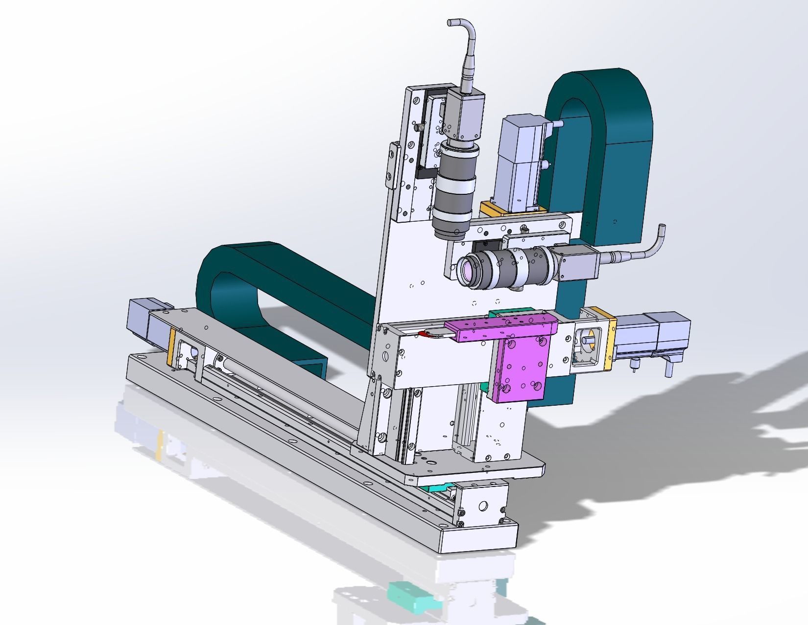 CCD three-axis movement module 3D model | CGTrader