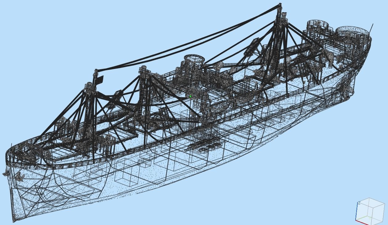 break-bulk carrier 3D model rigged | CGTrader