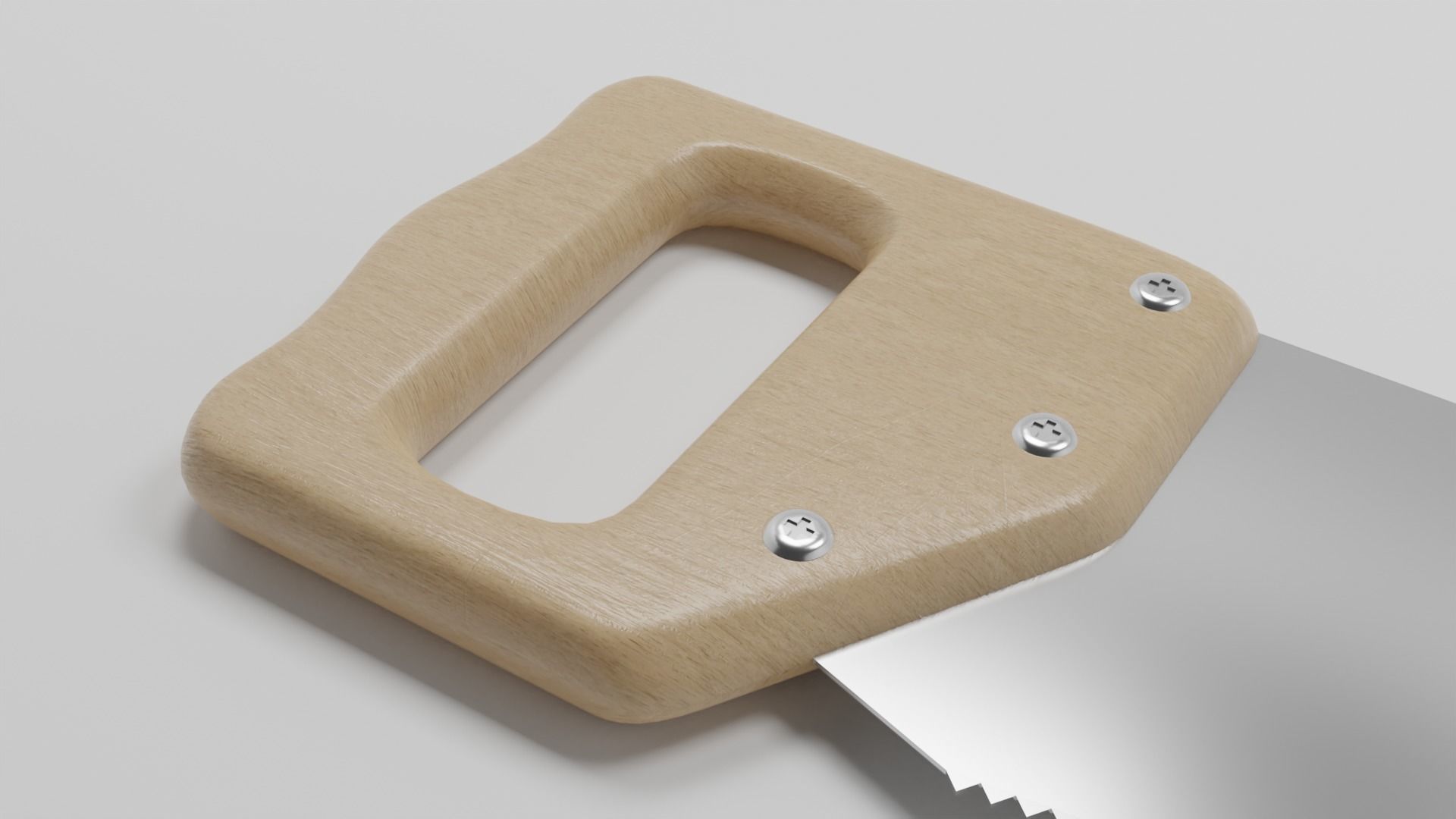 3D model Wooden Hand Saw VR / AR / low-poly | CGTrader