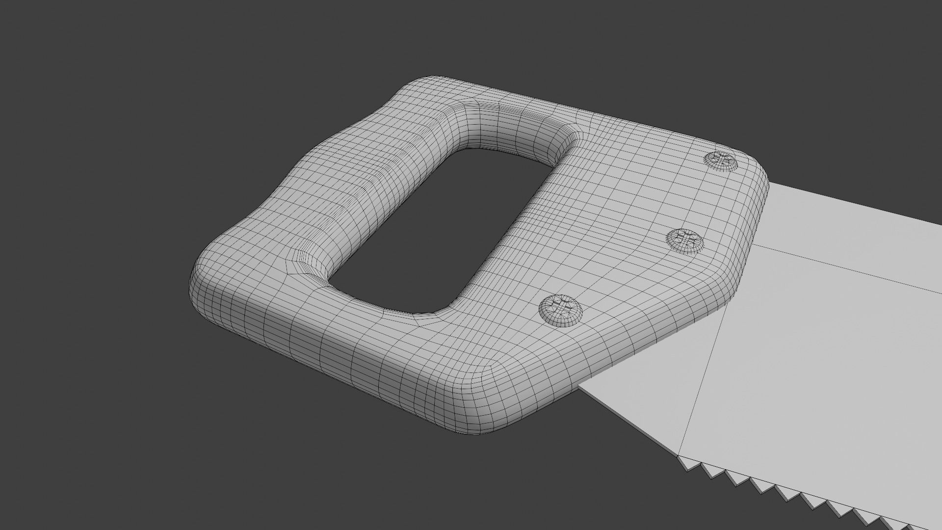 3D model Wooden Hand Saw VR / AR / low-poly | CGTrader