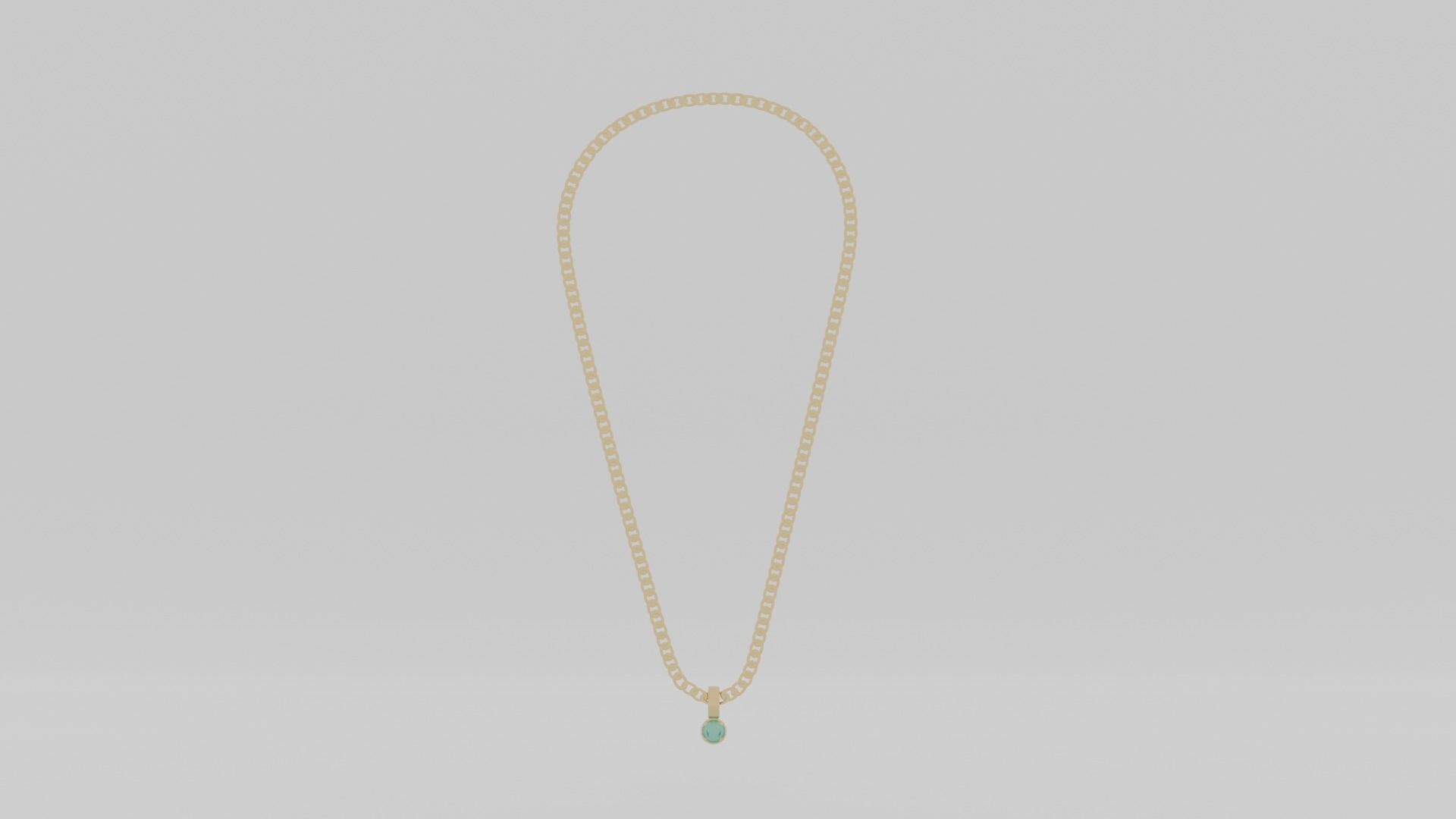 Chain With Diamond free 3D model | CGTrader