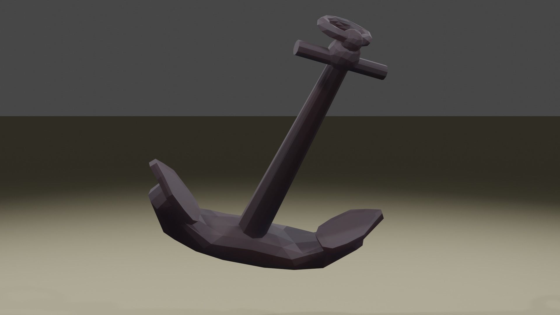 3D model Lowpoly anchor from boat VR / AR / low-poly | CGTrader