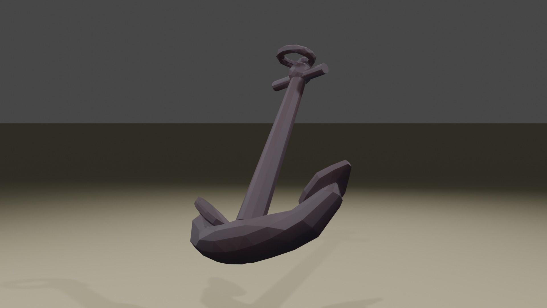 3D model Lowpoly anchor from boat VR / AR / low-poly | CGTrader