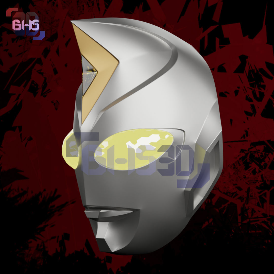 Ultraman DYNA Helmet 3D 3D model 3D printable | CGTrader