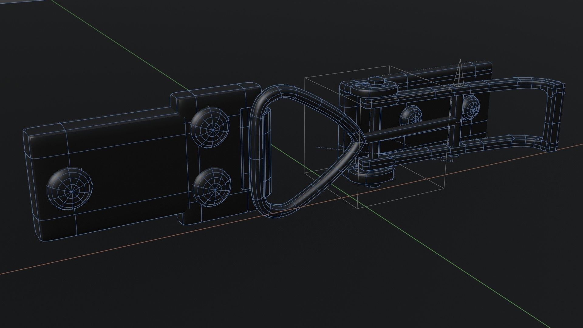 adjustable tension lock 3D model animated rigged | CGTrader