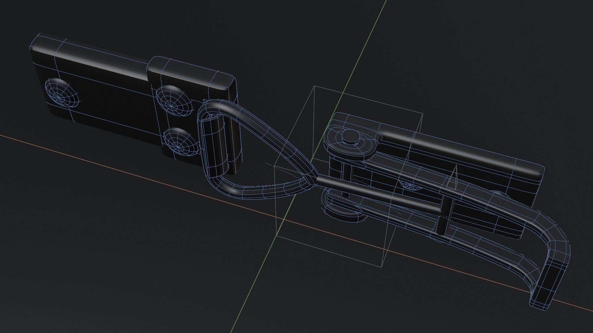 adjustable tension lock 3D model animated rigged | CGTrader