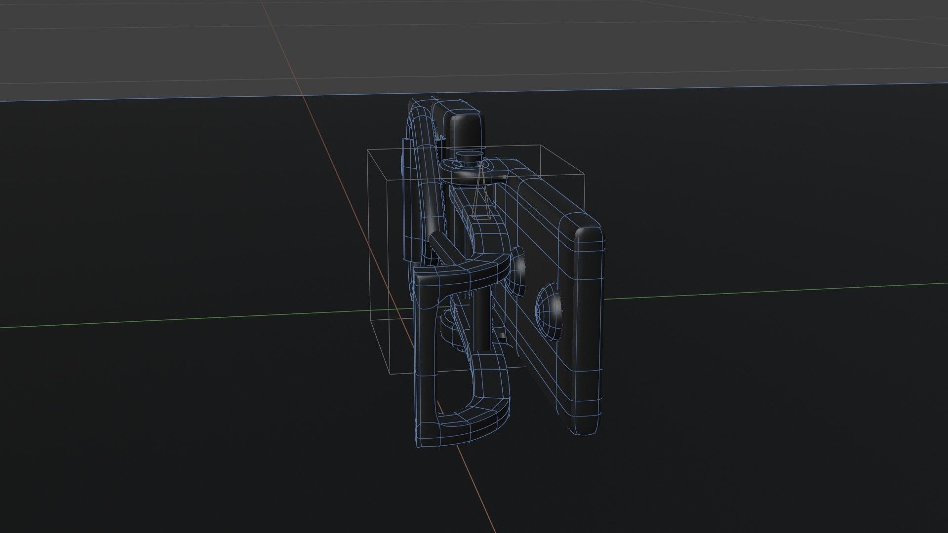 adjustable tension lock 3D model animated rigged | CGTrader
