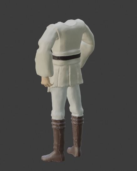 Starwars Jedi costume body 3d printable model 3D model 3D printable ...
