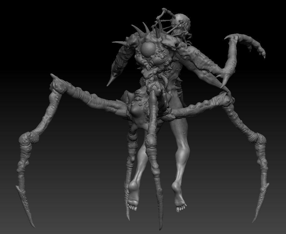 Mutant - Alien parasite 3D model | CGTrader