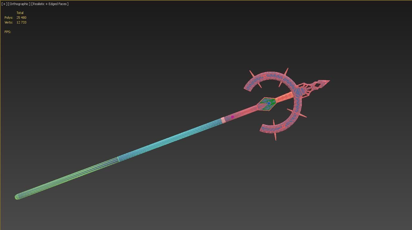Arknights Perfumer Cosplay Weapon Prop Replica Props 3d Model 3d