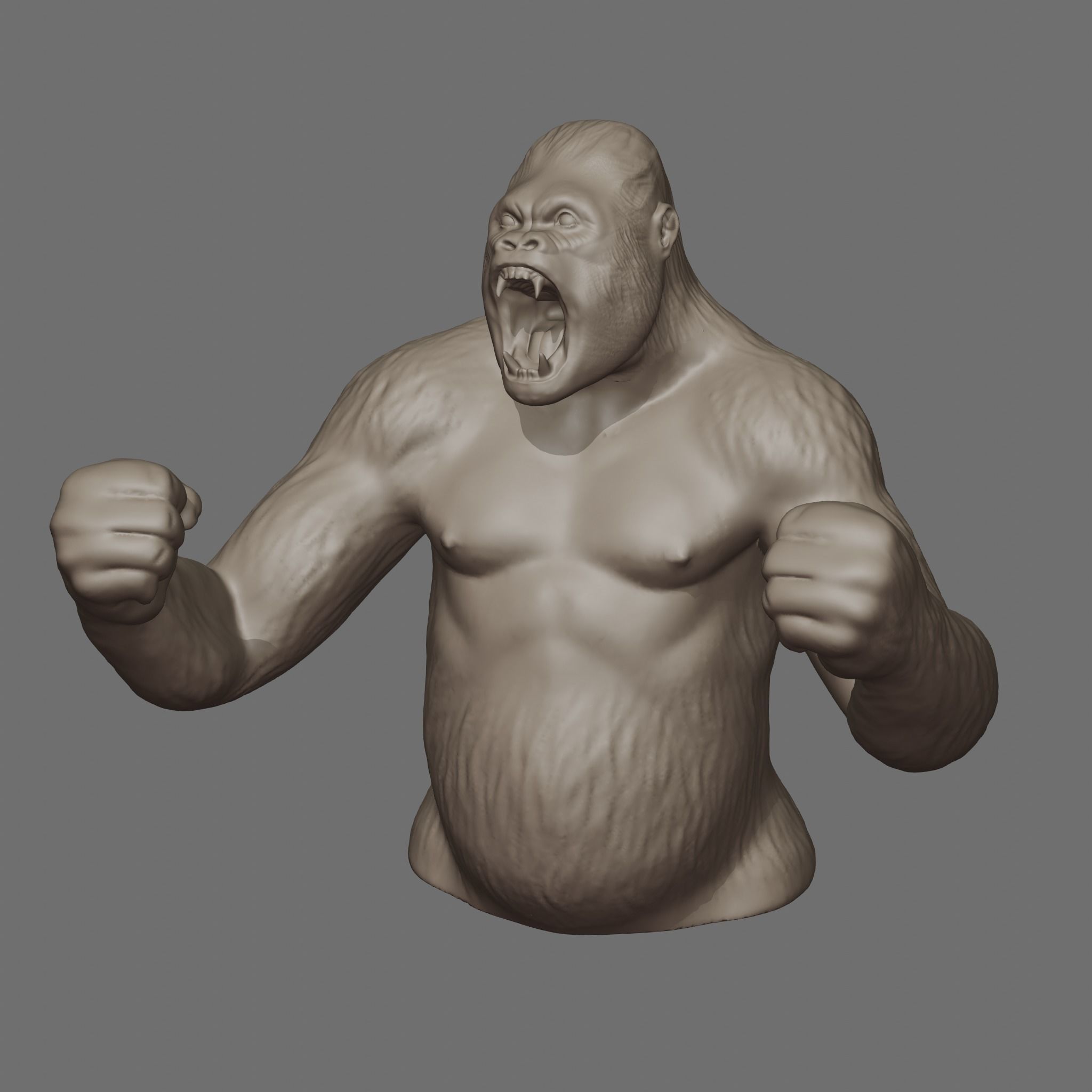 King Kong free 3D model 3D printable | CGTrader