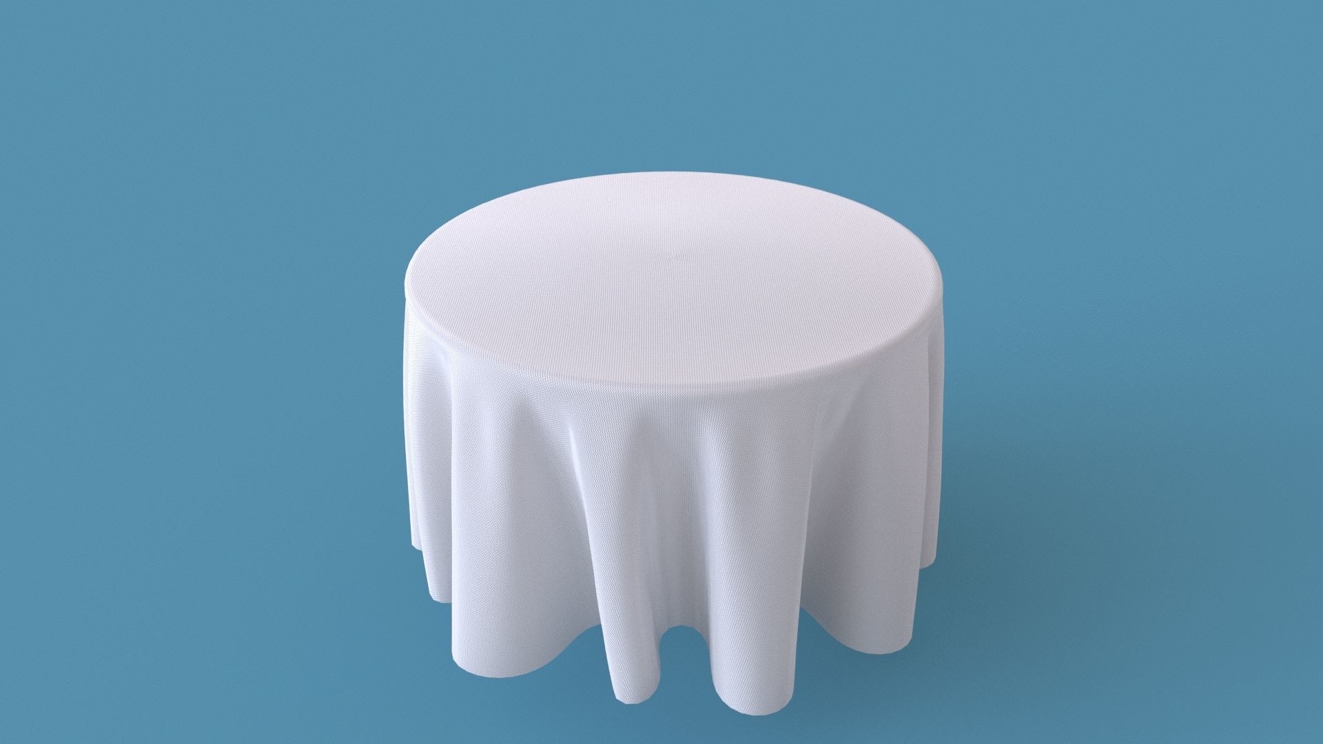 Tablecloth Set Round and Rectangular Table Cloth 3D model 3D model ...