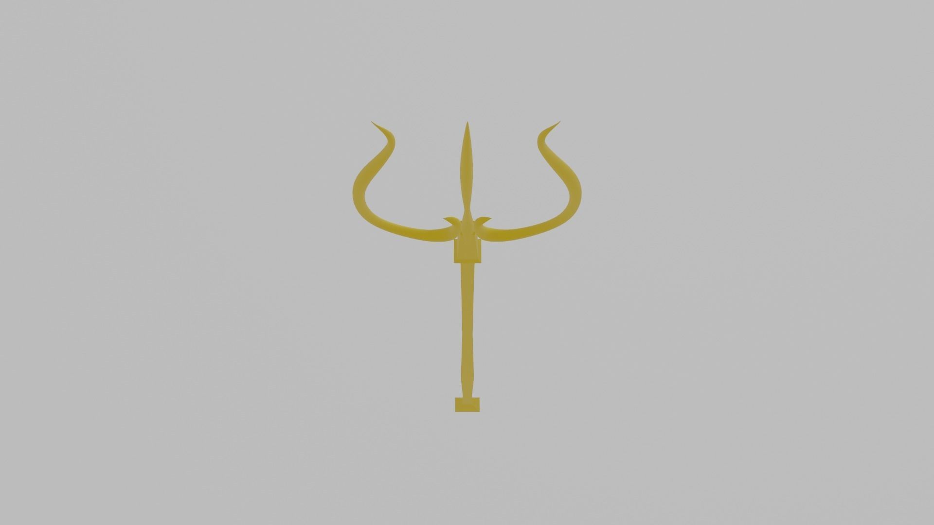 TRISHUL 3D shiva trident 3D model | CGTrader