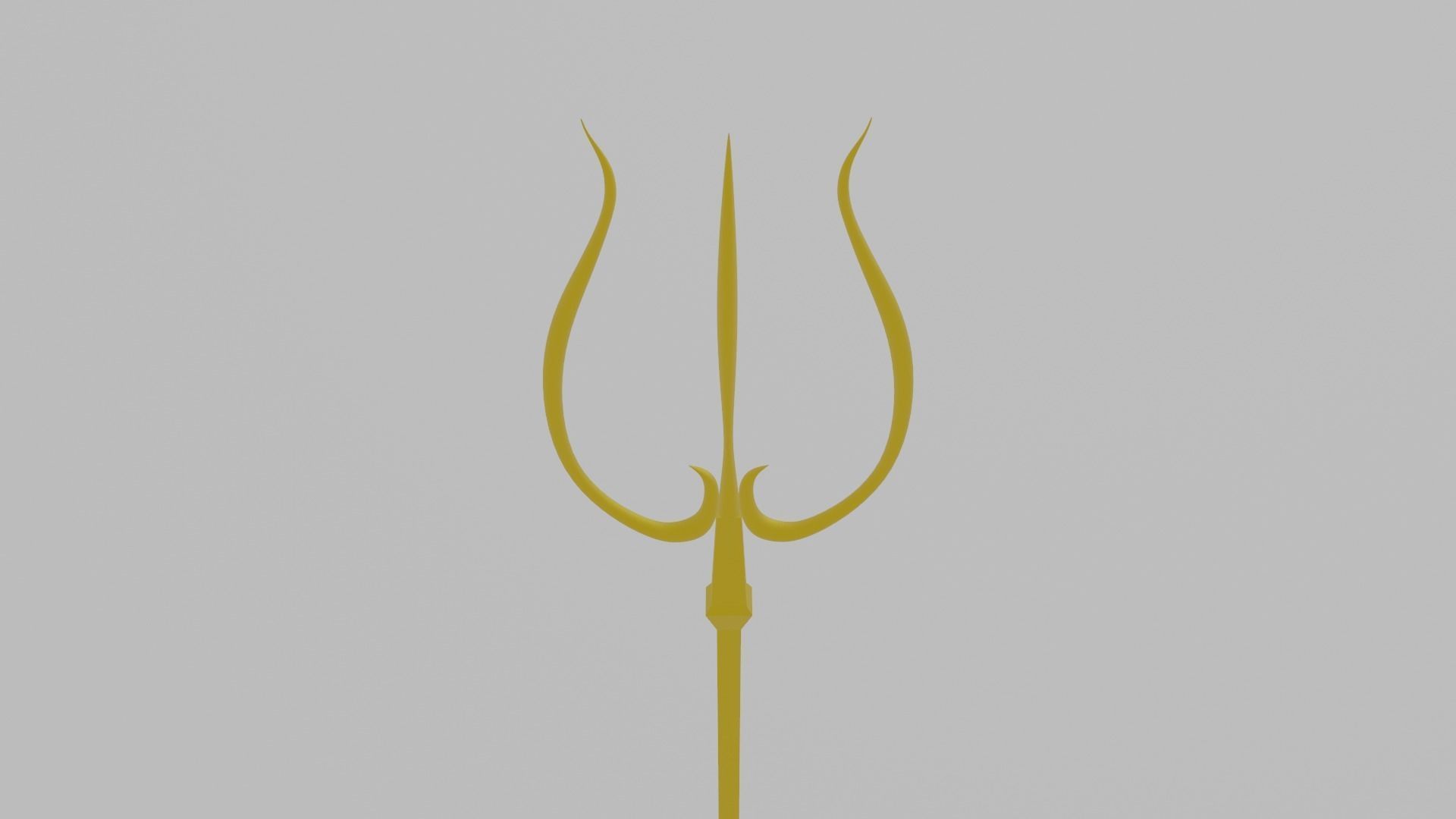 TRISHUL 3D shiva trident 3D model | CGTrader